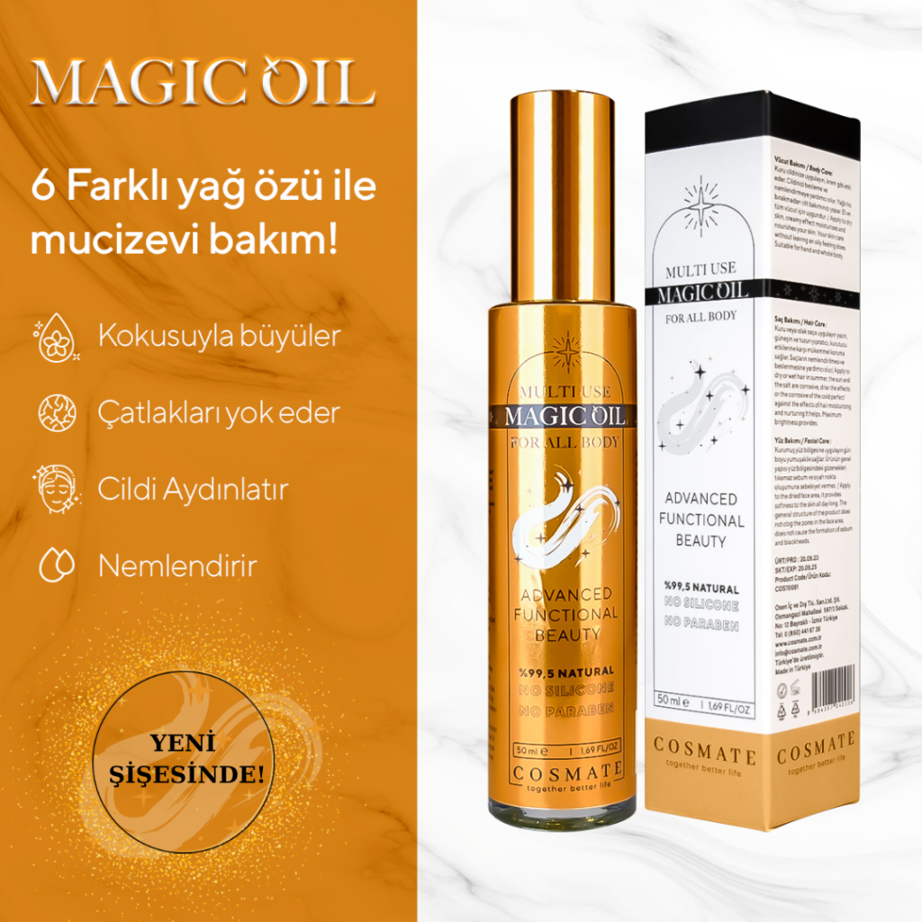 Cosmate | Together Better Life - Magic Oil - %99,5 Doğal Çatlak ...
